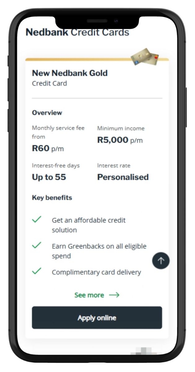 Nedbank Credit Cards Review - Arcadia Finance